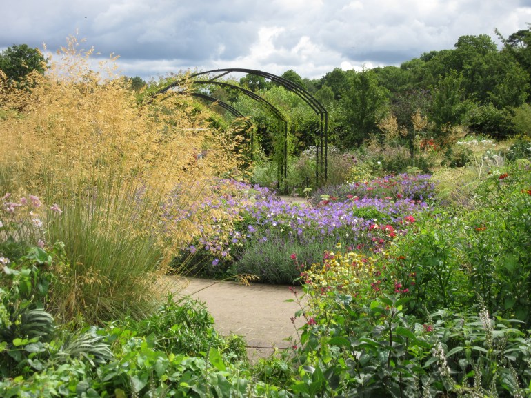 That garden between the double herbaceous borders and the rose gardens ...